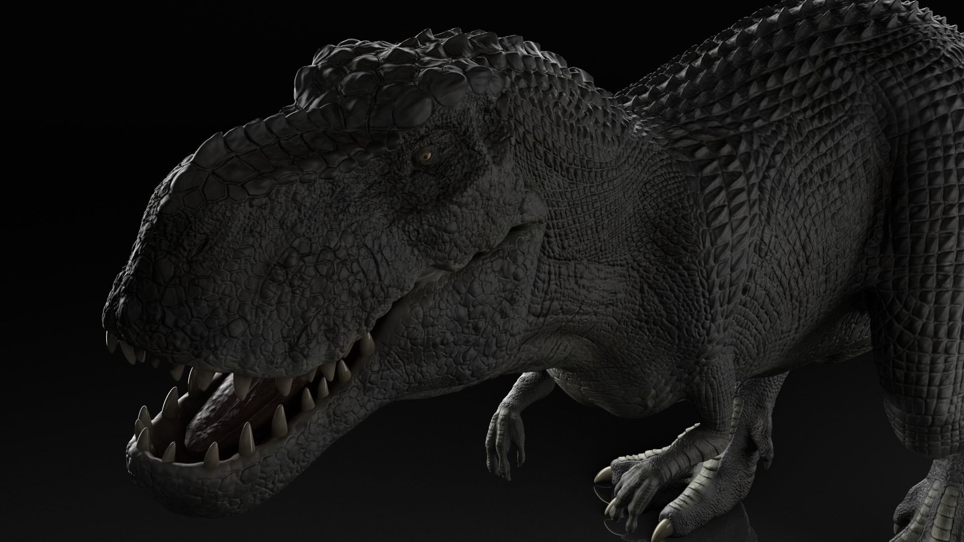 3D model Dinosaur D-rex VR / AR / low-poly | CGTrader