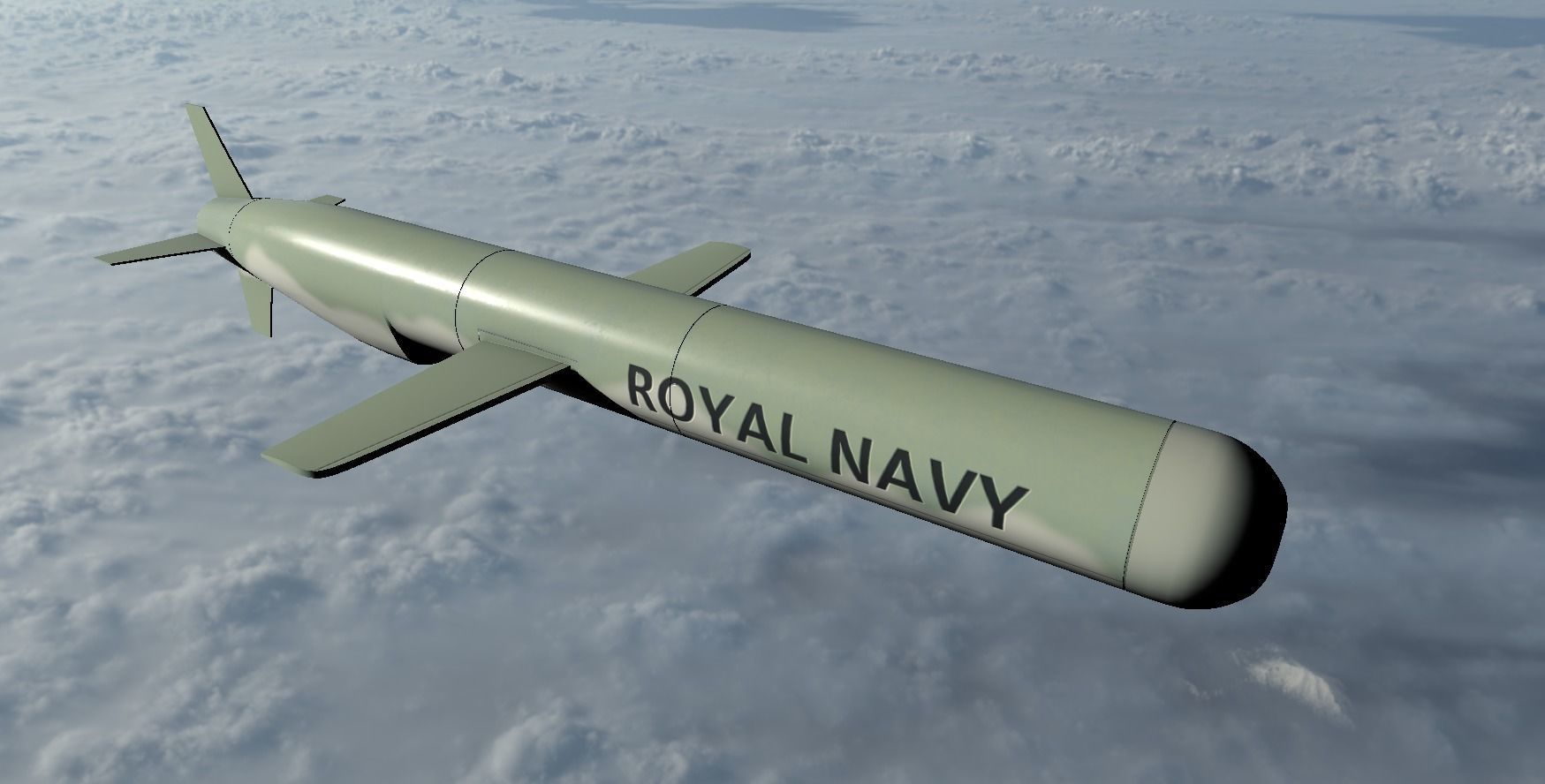 3D model Tomahawk Missile VR / AR / low-poly | CGTrader