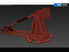 Mediaval siege trebuchet 3D model animated | CGTrader