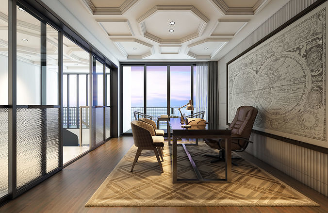 Master Bedroom Interior Design vtc 3D model | CGTrader