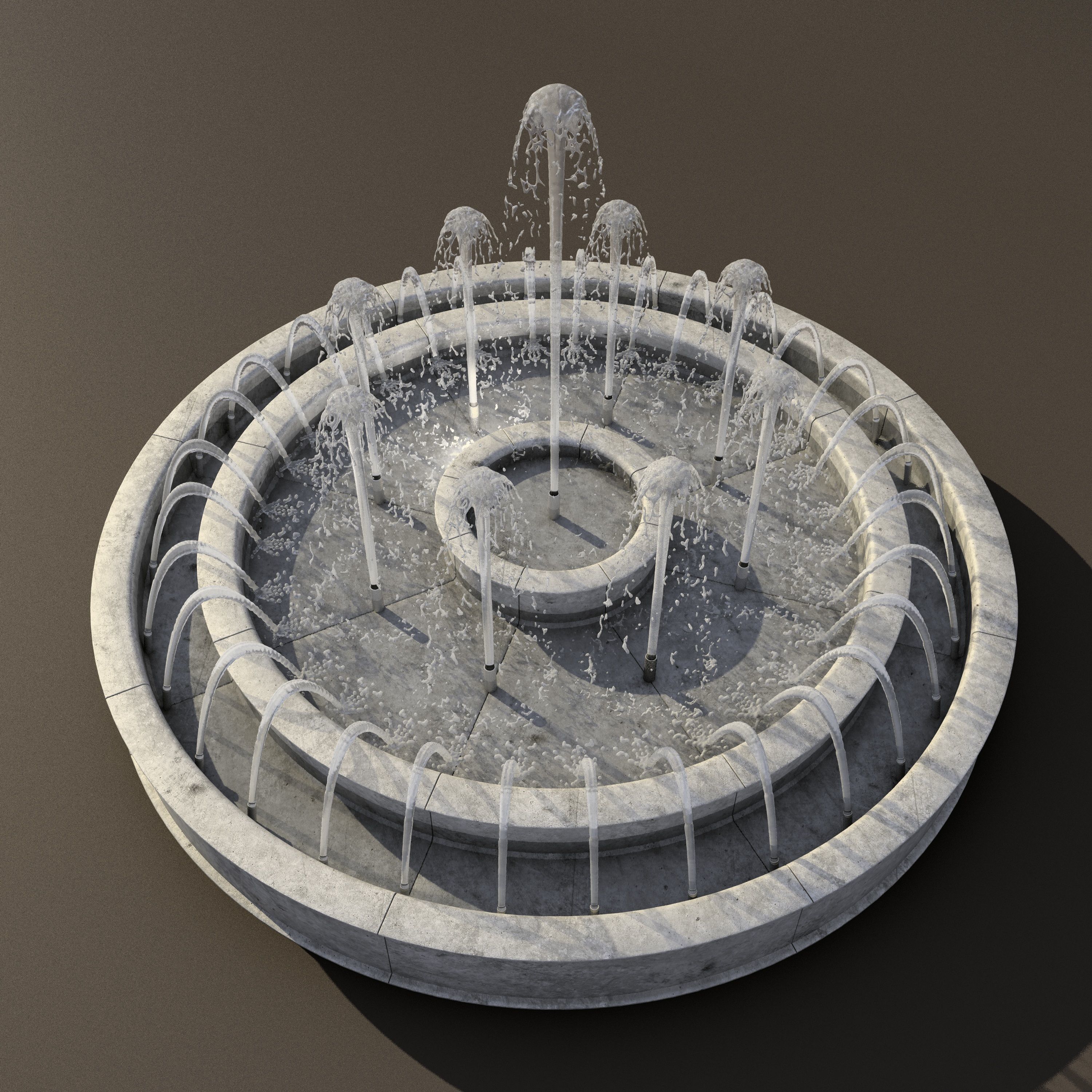 3D model fountains fountain - fountain VR / AR / low-poly | CGTrader