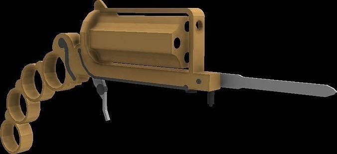 Apache Revolver 3D model | CGTrader