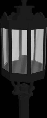 Glass Street Lamp 3D model | CGTrader