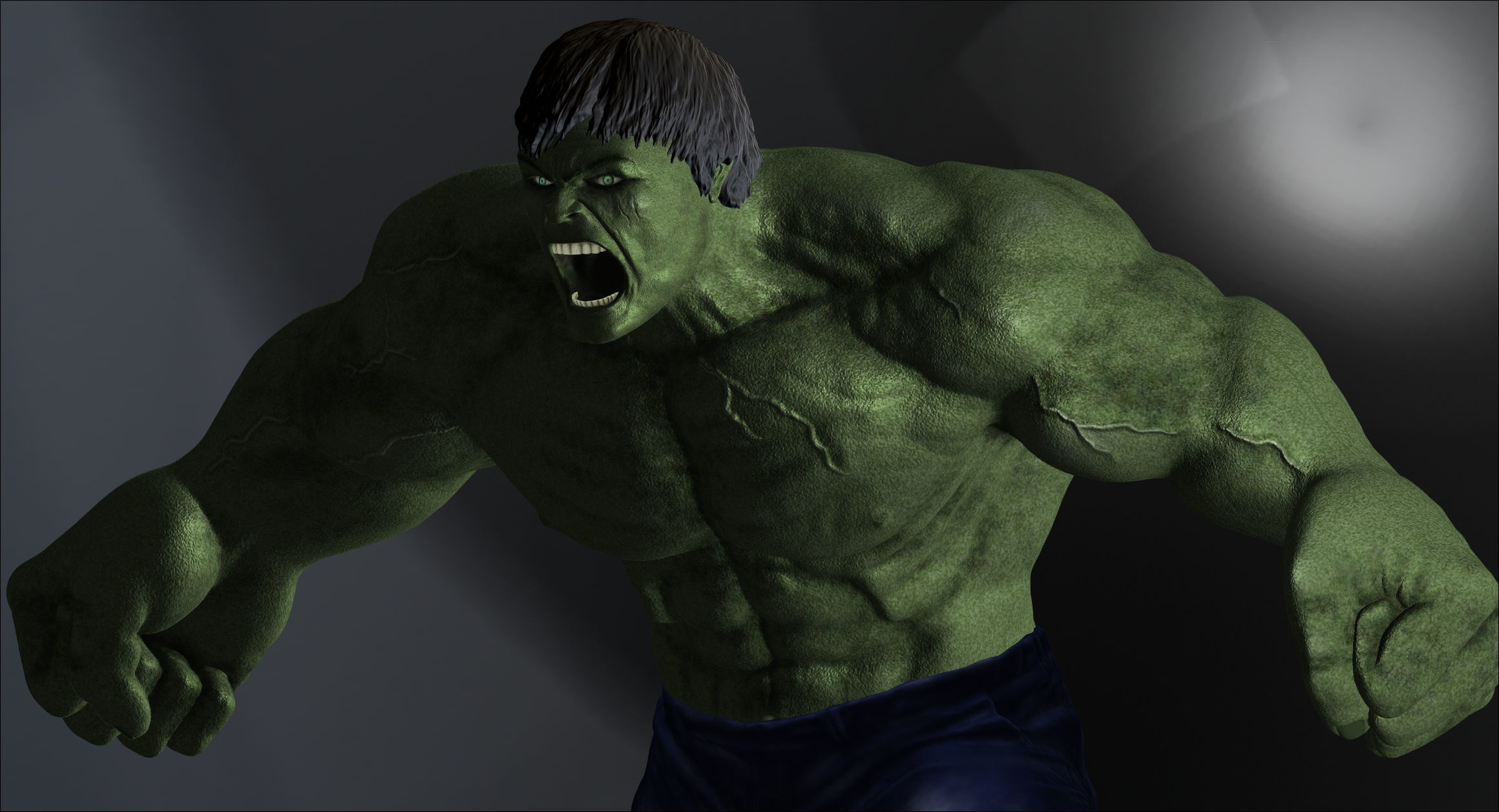 Hulk From Movie The Incredible Hulk 2008 File STL Two Versions 3D model ...