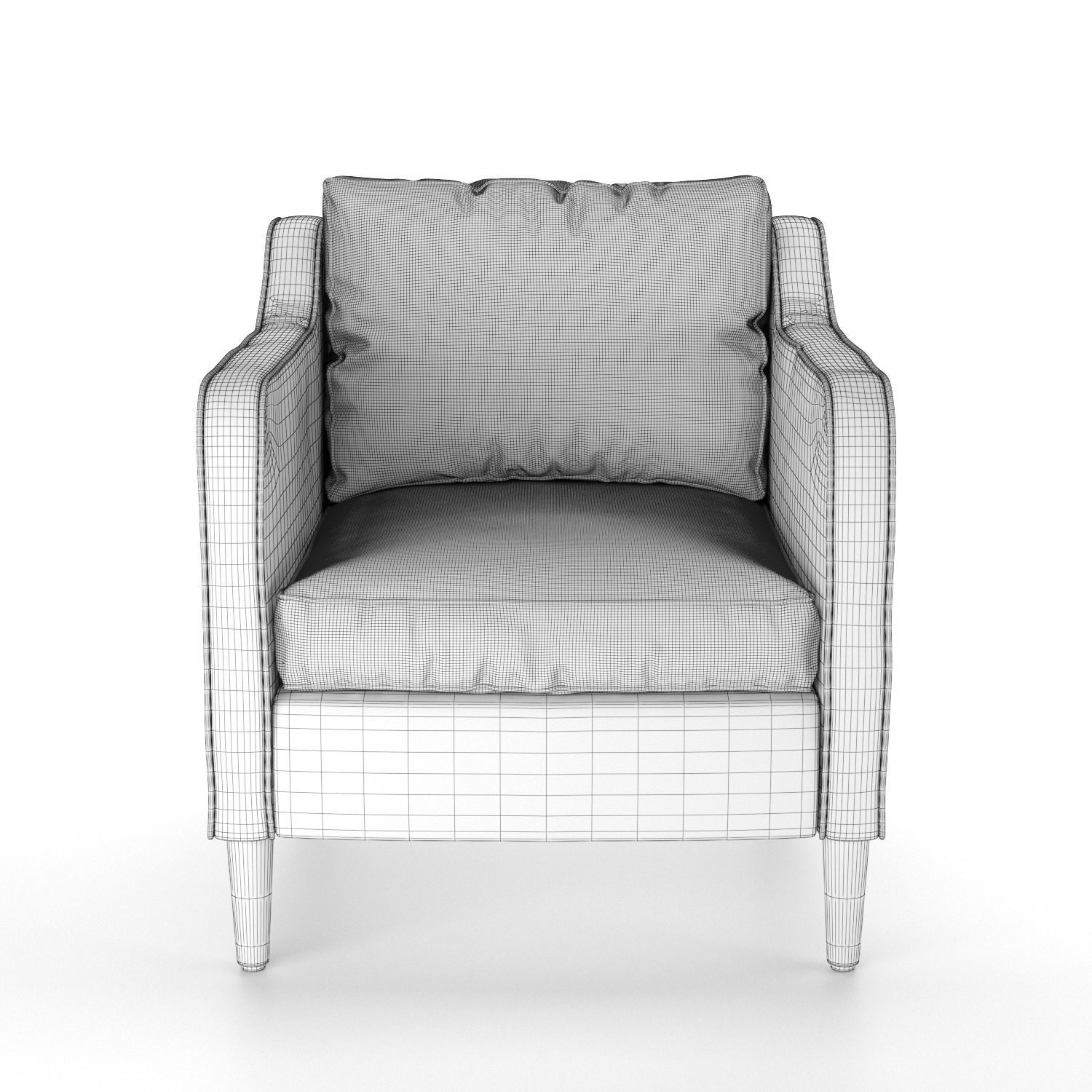 Hamilton Leather Chair 3D model | CGTrader