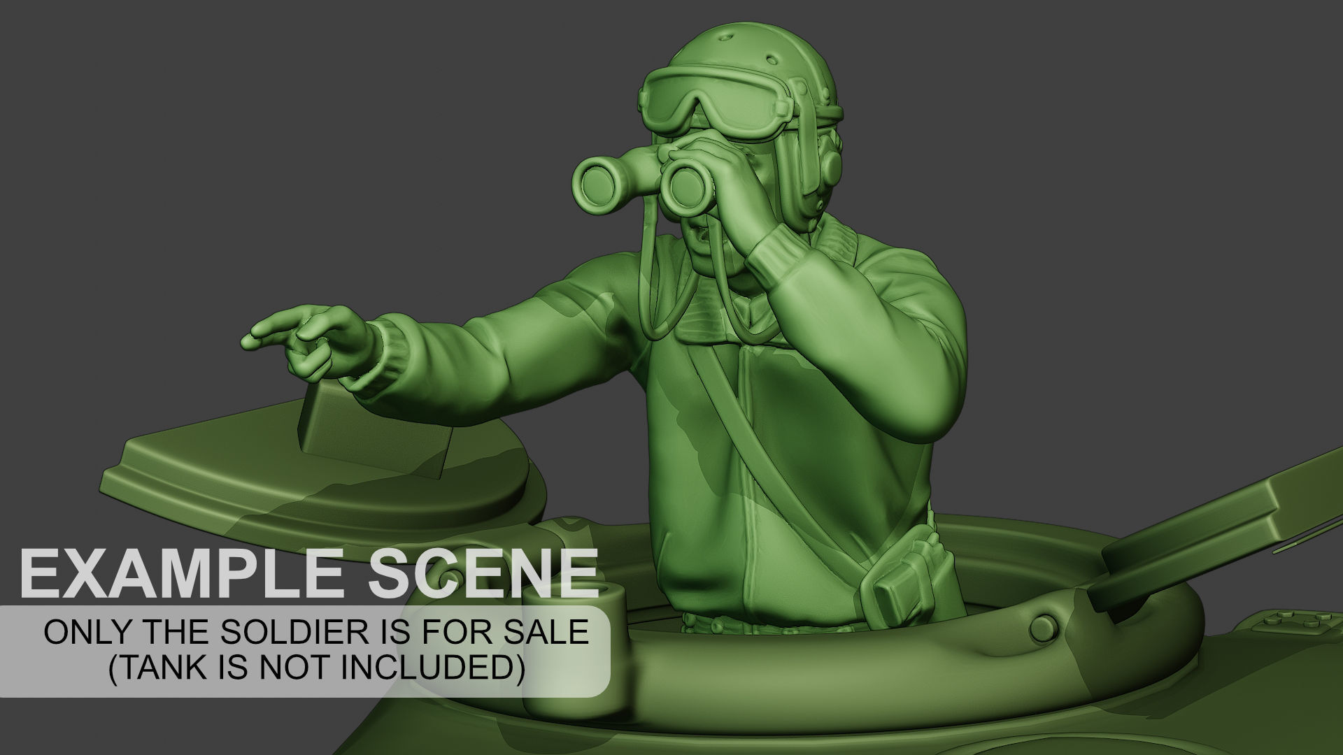 American Tank Crew unit ww2 Action ATC1 3D model 3D printable | CGTrader
