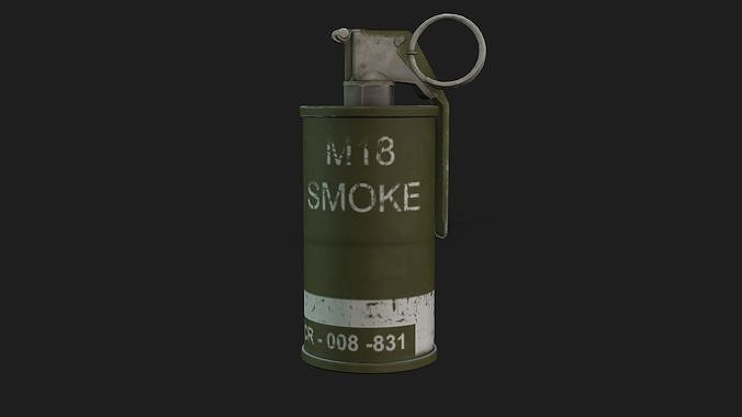smoke bomb 3D model | CGTrader