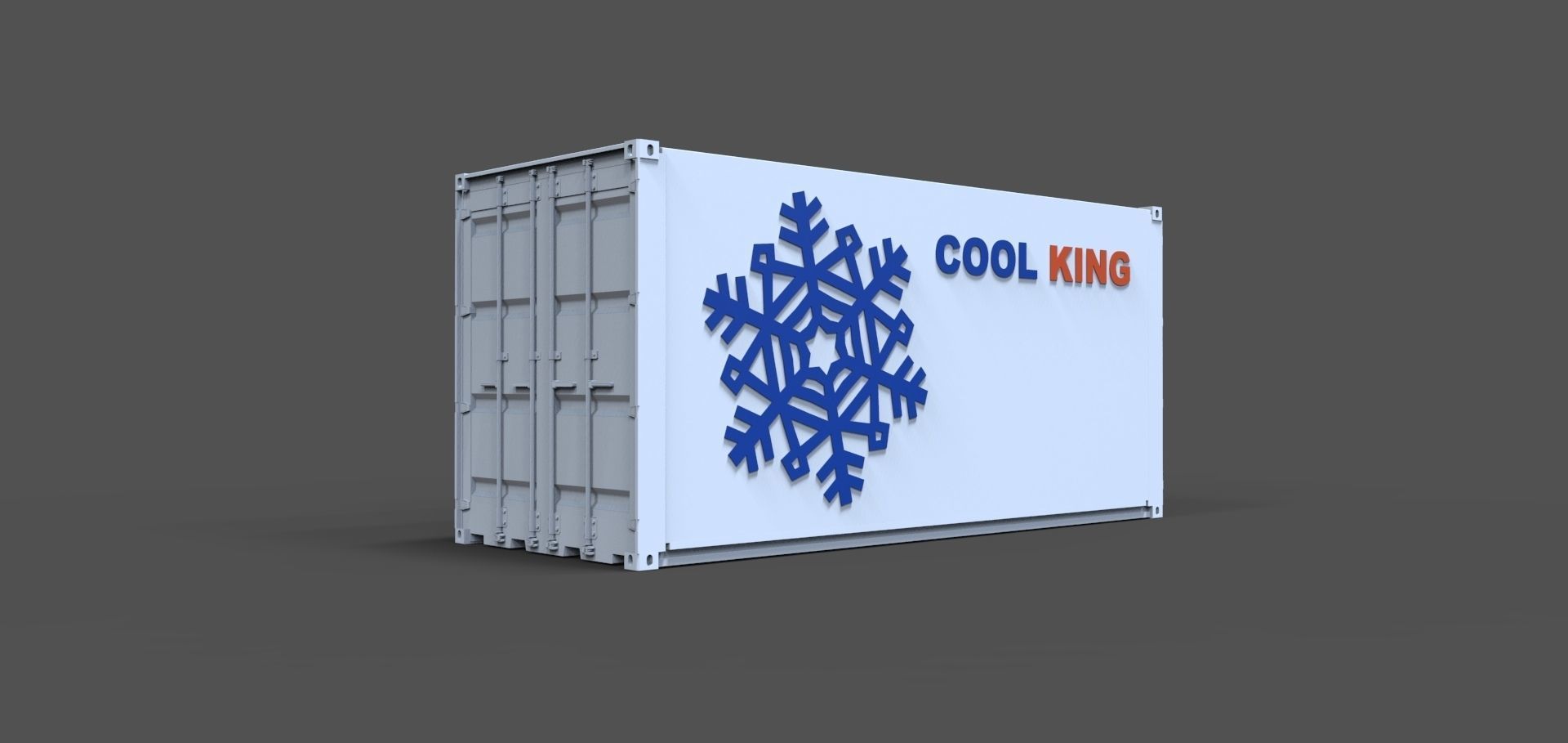 Reefer container 3D model 3D printable | CGTrader