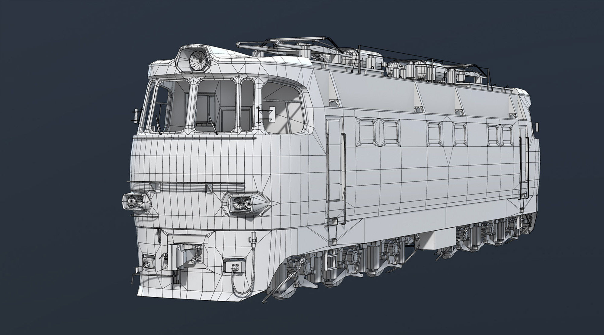 3D model ChS4 Locomotive VR / AR / low-poly | CGTrader