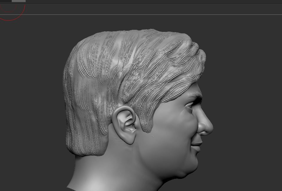 male face 3D model 3D printable | CGTrader