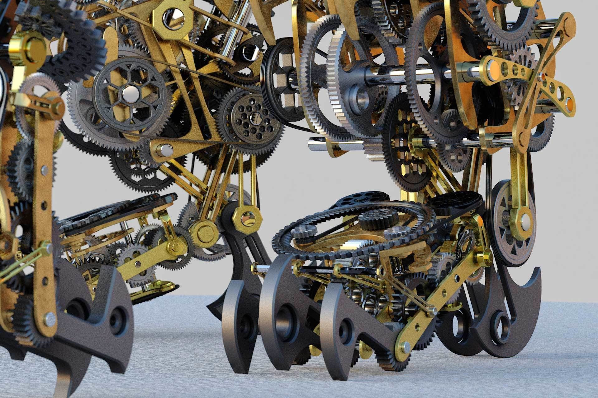 Mechanical Monkey 3D model animated | CGTrader