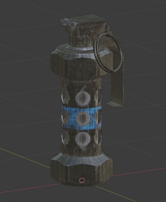 3D model Stun Grenade Flashbang VR / AR / low-poly | CGTrader
