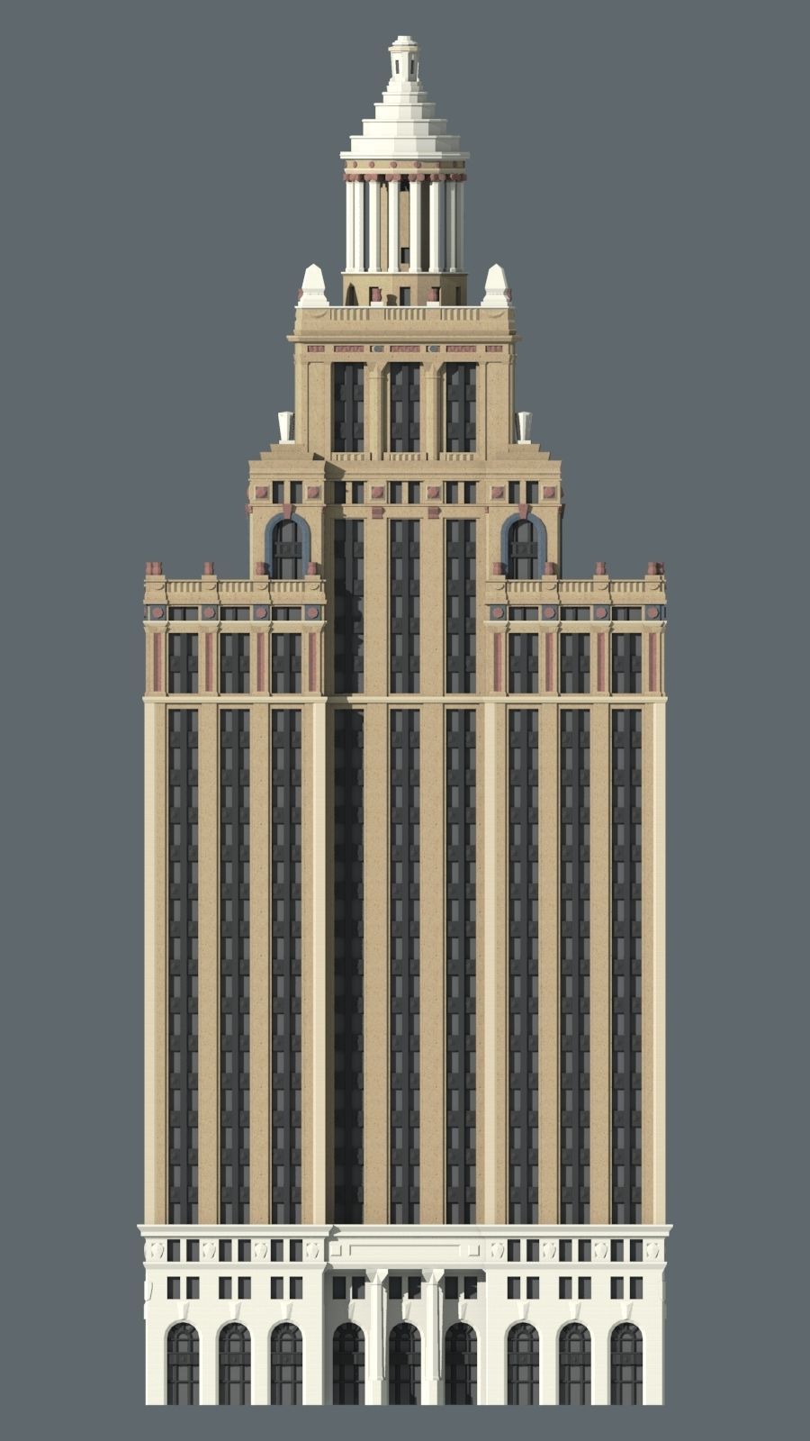 Niels Esperson Building 3D model 3D printable | CGTrader