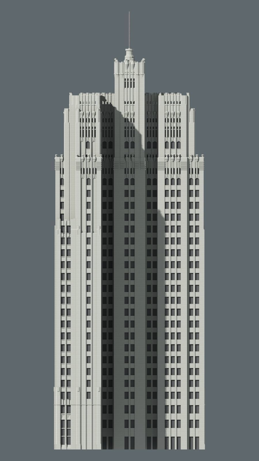PacBell Building 3D model 3D printable | CGTrader