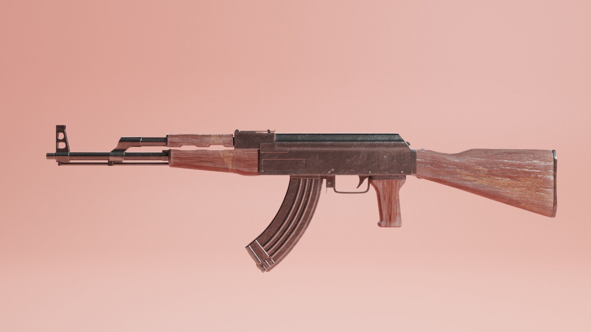 AK-47 Model ak rifle free 3D model | CGTrader
