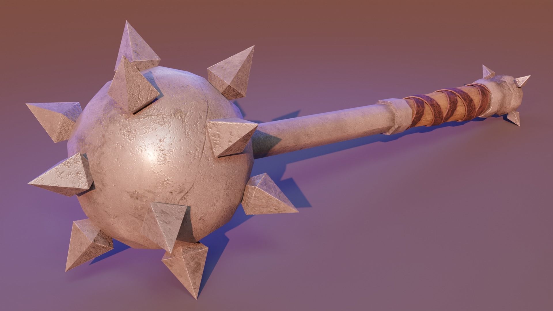 Morning star weapon free VR / AR / low-poly 3D model | CGTrader