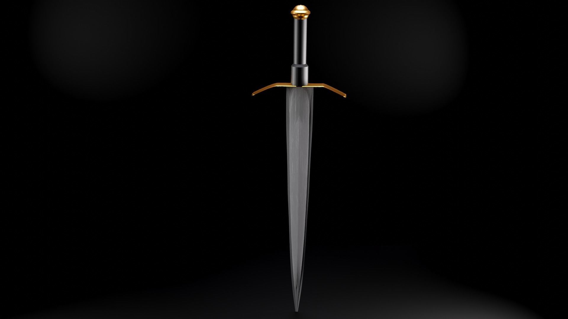 Sword 3D model 3D printable | CGTrader