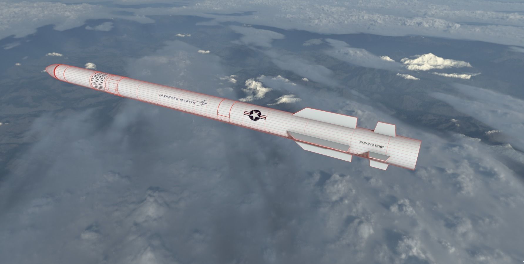 3D model PAC 3 Missile VR / AR / low-poly | CGTrader