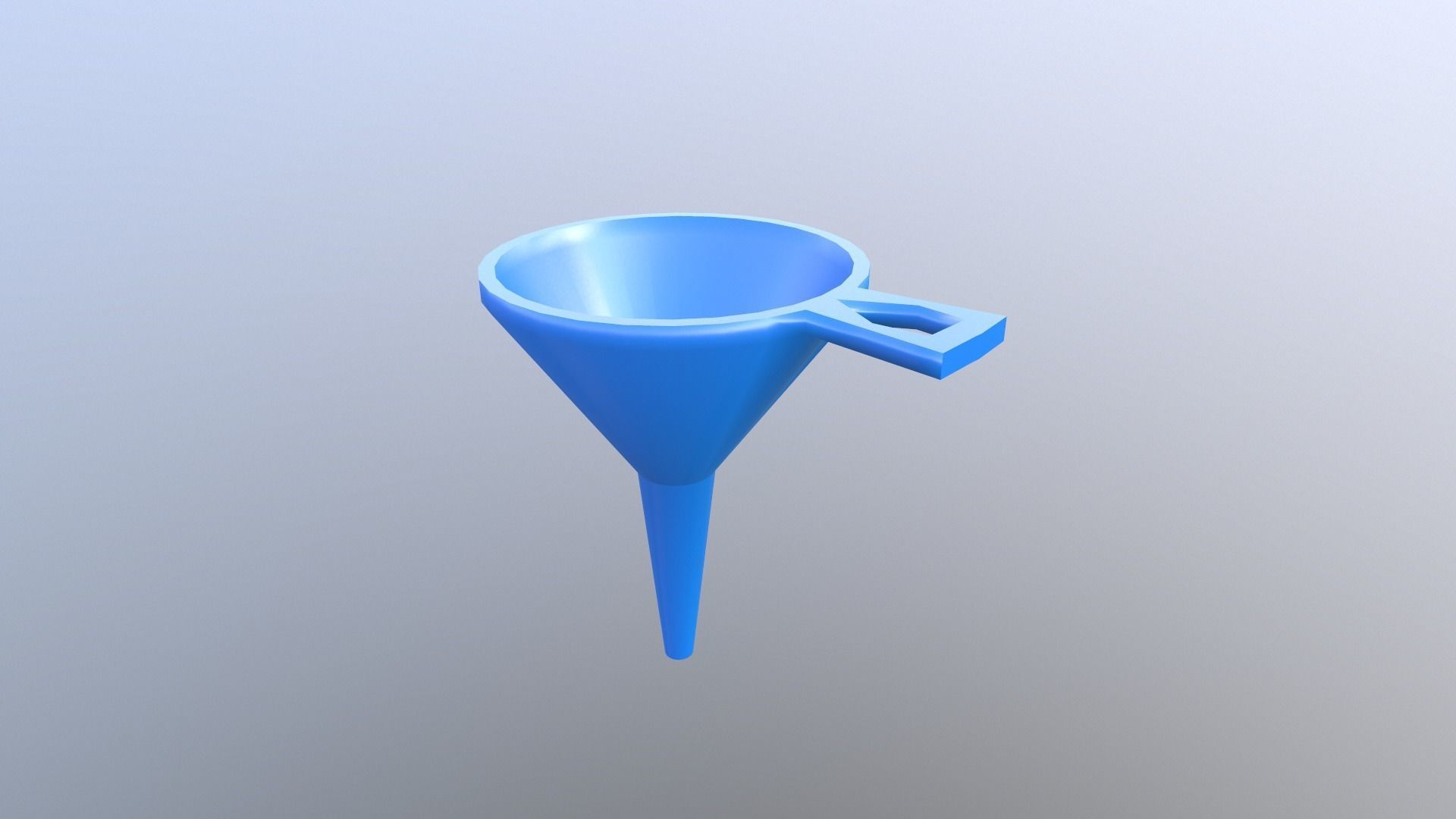 3D model Plastic Funel VR / AR / low-poly | CGTrader