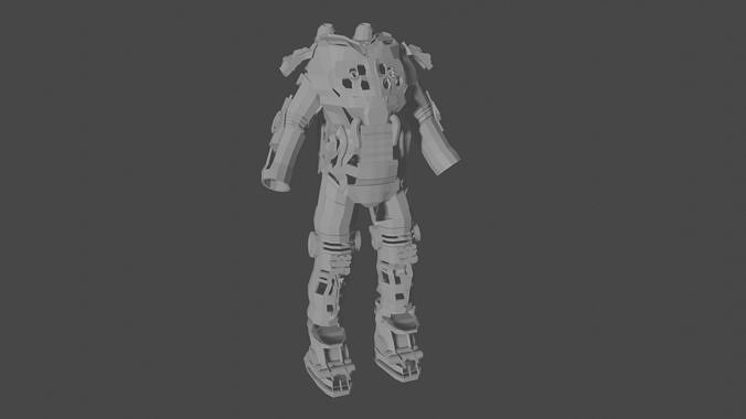 Power Armor Follaut 4 free 3D model | CGTrader