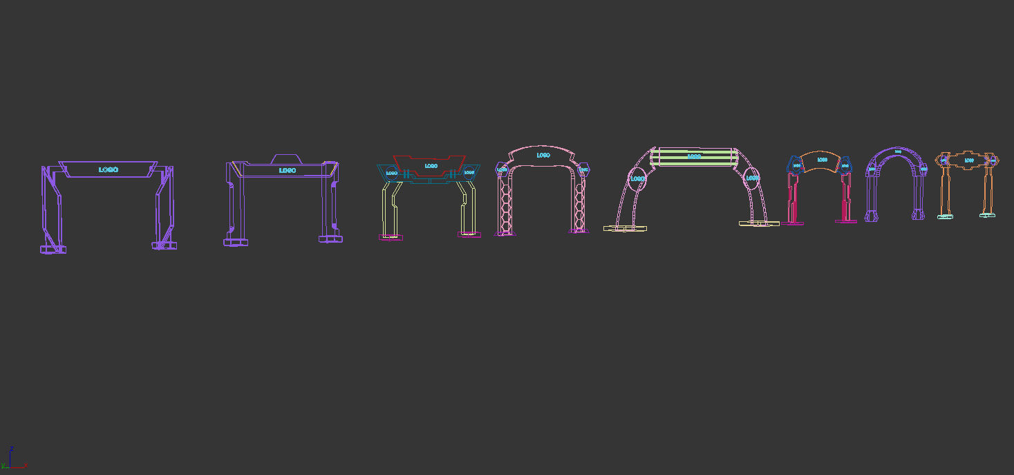 Entry Arch 3D model | CGTrader