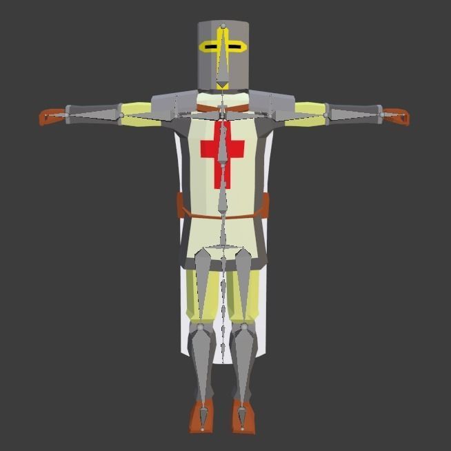 3D model POLYGON - Crusader pack VR / AR / low-poly | CGTrader