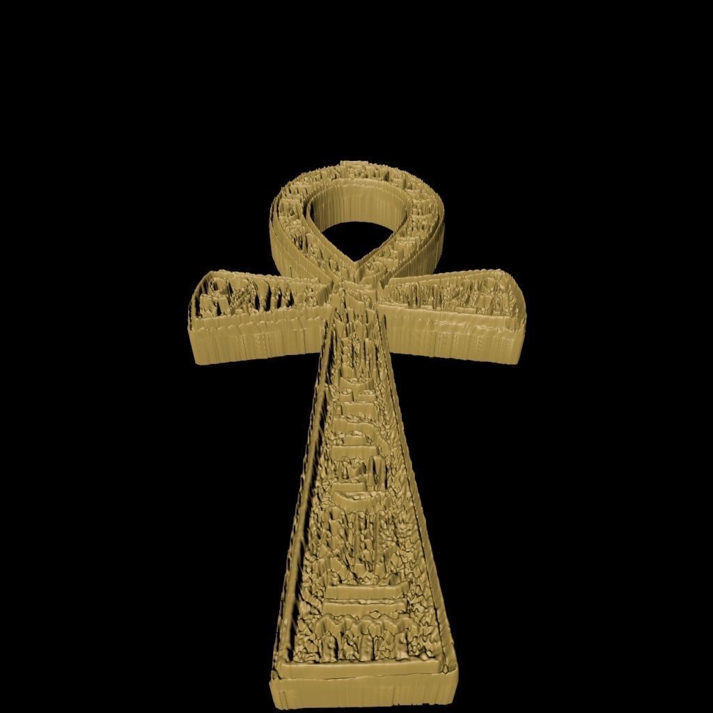 ankh amulet 3D model 3D printable | CGTrader