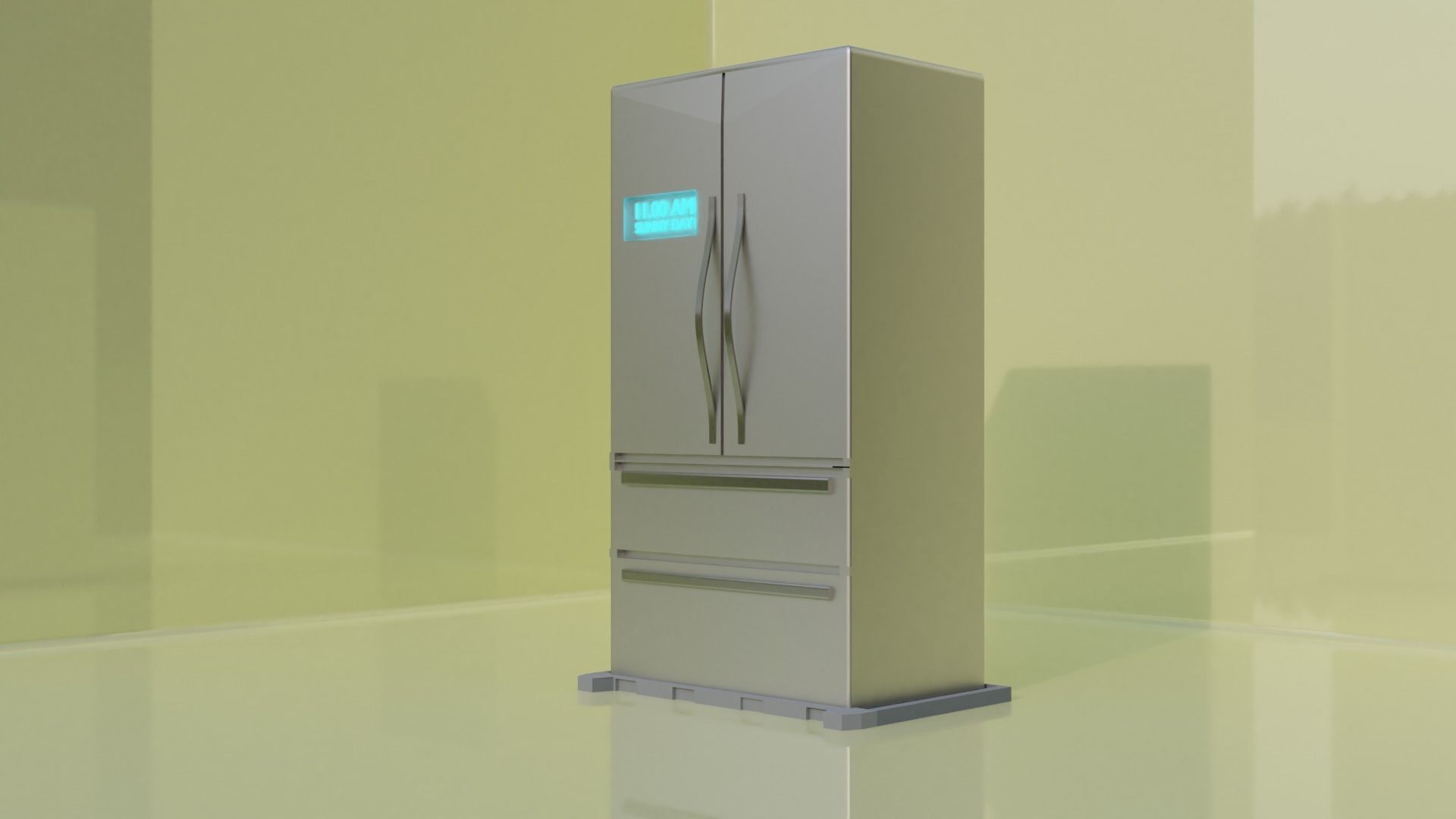 Fridge 3d model free 3D model | CGTrader