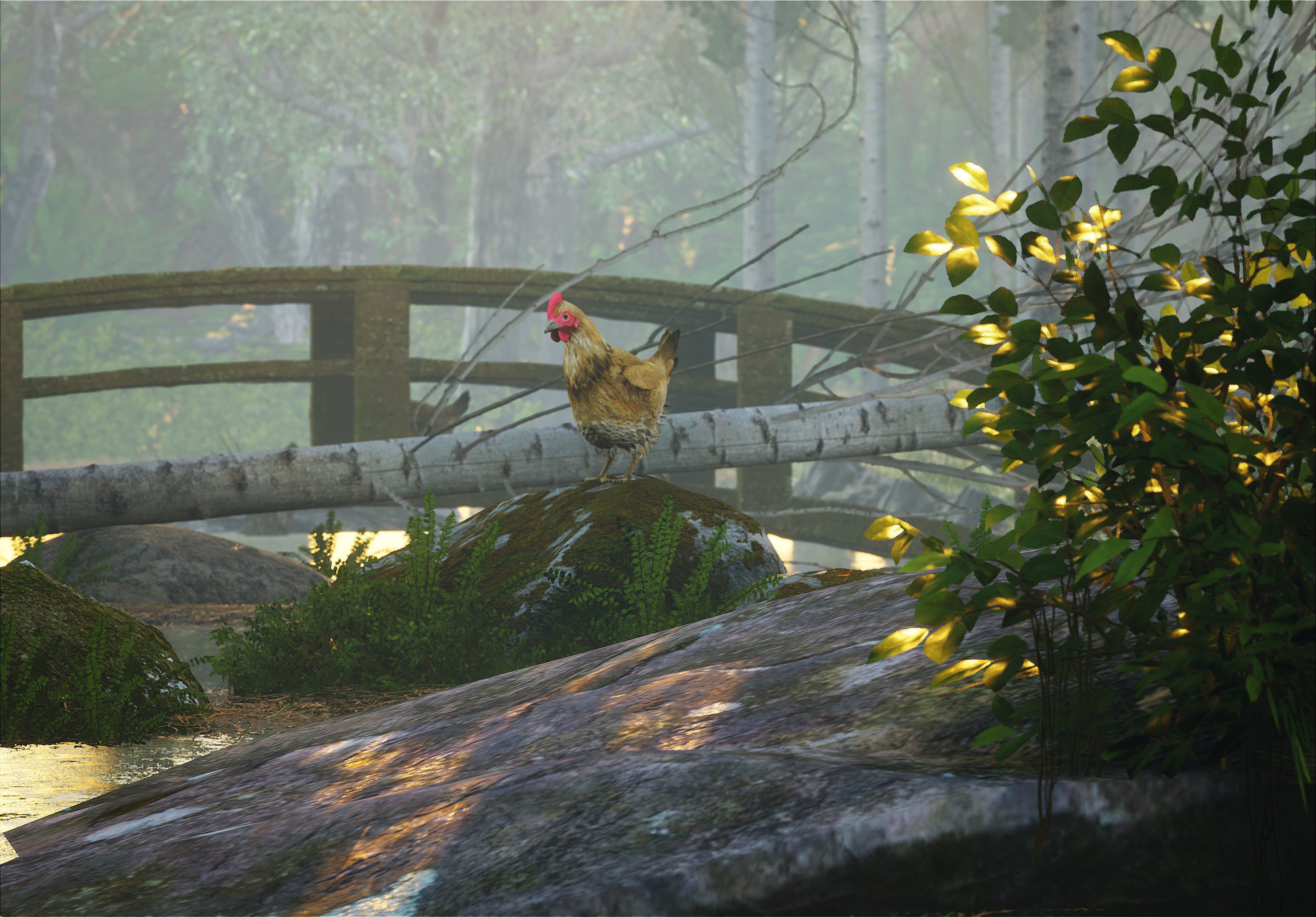 Village Lake - Unreal Engine 3D model | CGTrader