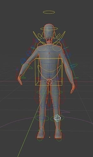 Low poly character with rig free VR / AR / low-poly 3D model rigged ...