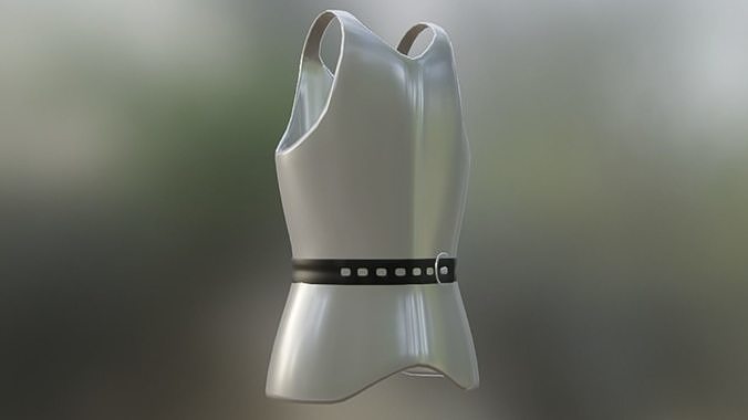 Armor Hp Vest With Belt 3d Model Cgtrader