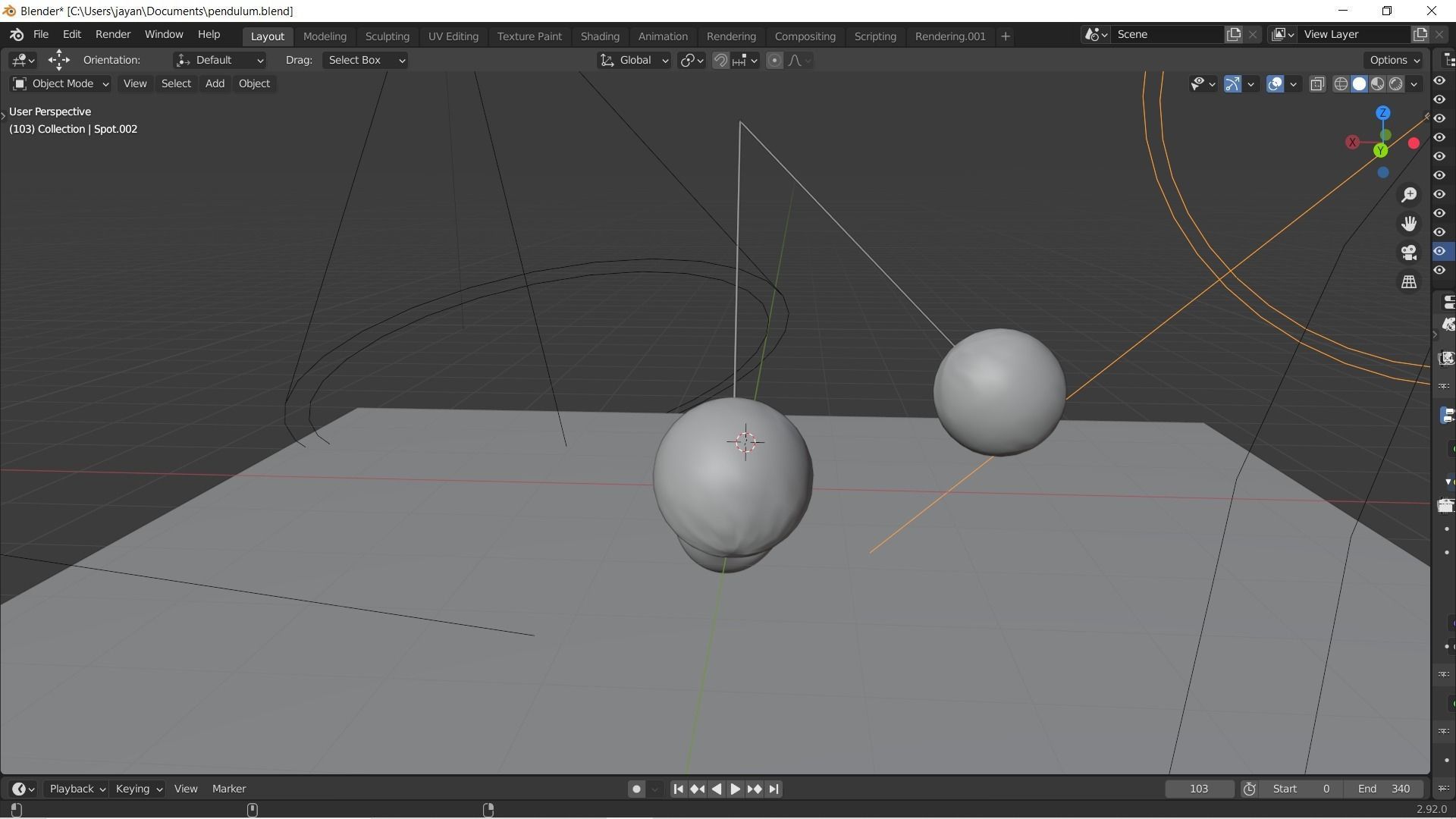 Moving Pendulum free VR / AR / low-poly 3D model animated rigged | CGTrader