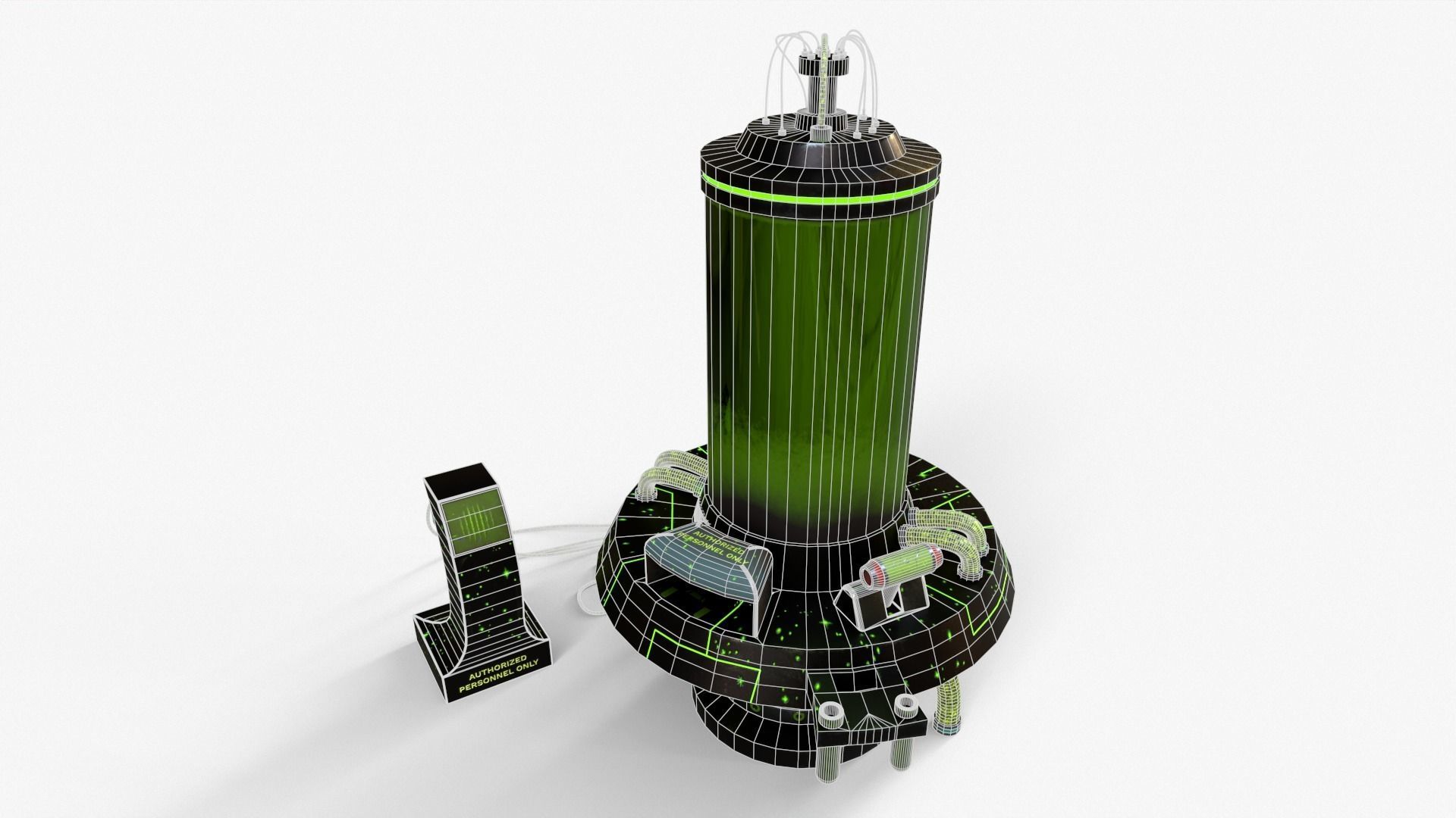 3D model Sci-Fi Production Machine VR / AR / low-poly | CGTrader