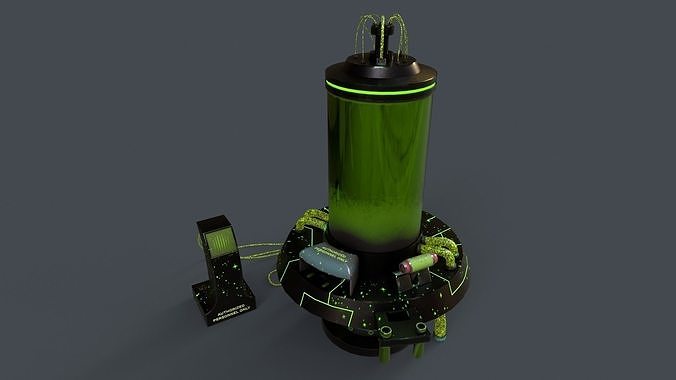 3D model Sci-Fi Production Machine VR / AR / low-poly | CGTrader