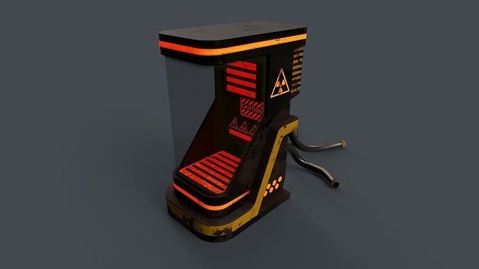 3D model Sci-Fi Teleportation Capsule VR / AR / low-poly | CGTrader