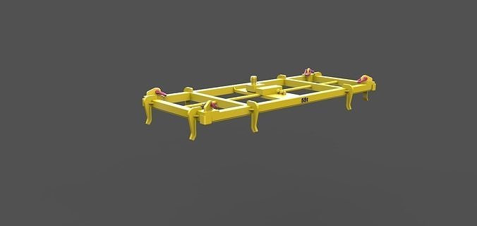Container handling system 3D model 3D printable | CGTrader