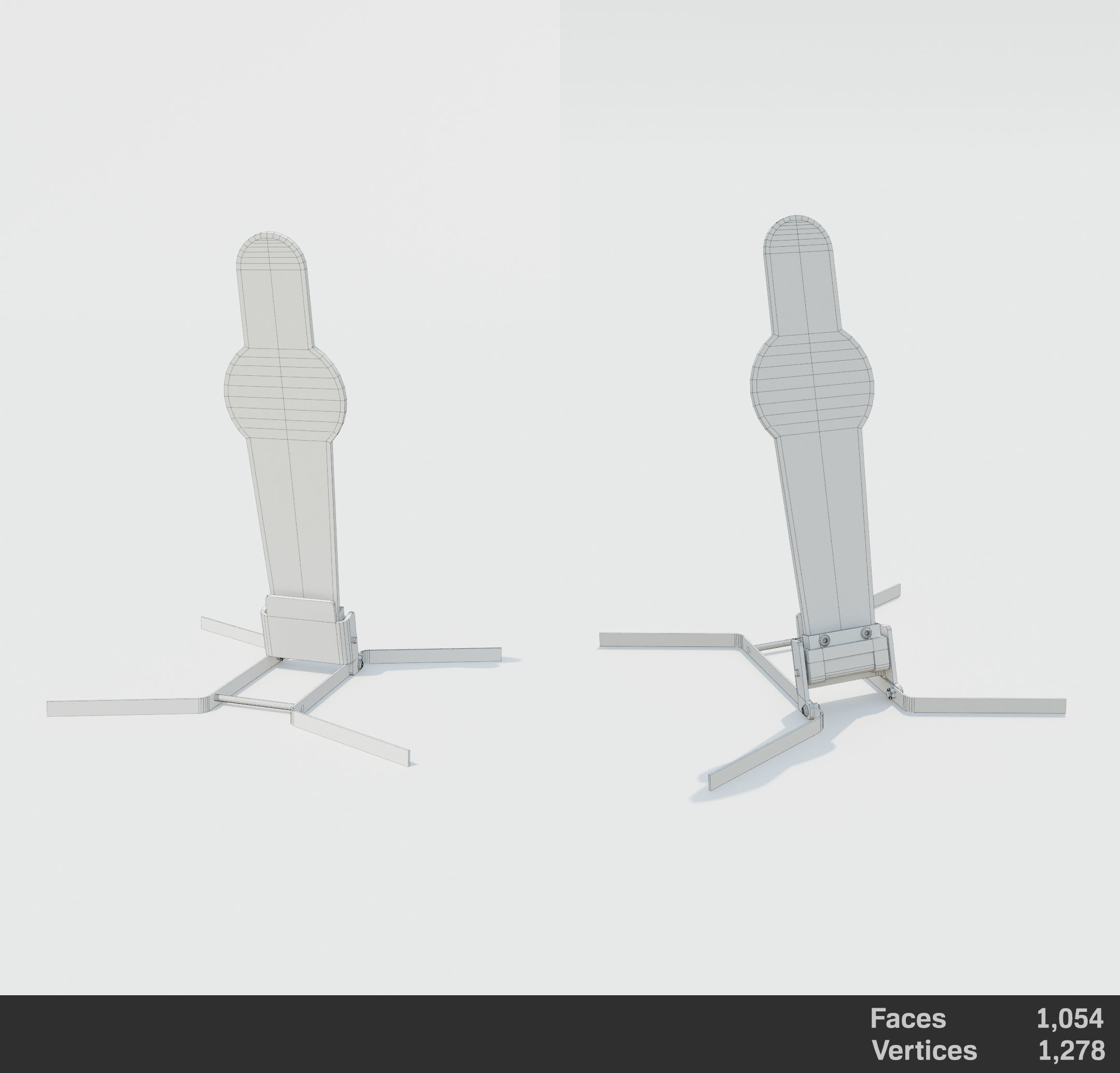 Shooting Target Set free VR / AR / low-poly 3D model | CGTrader