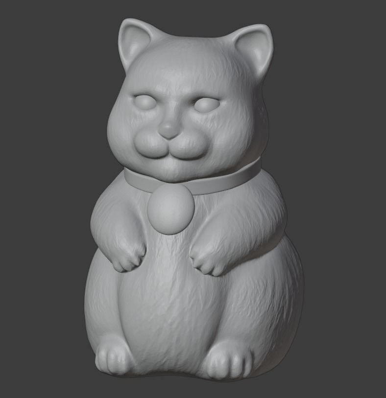 Money Box Cat 3D print model | CGTrader