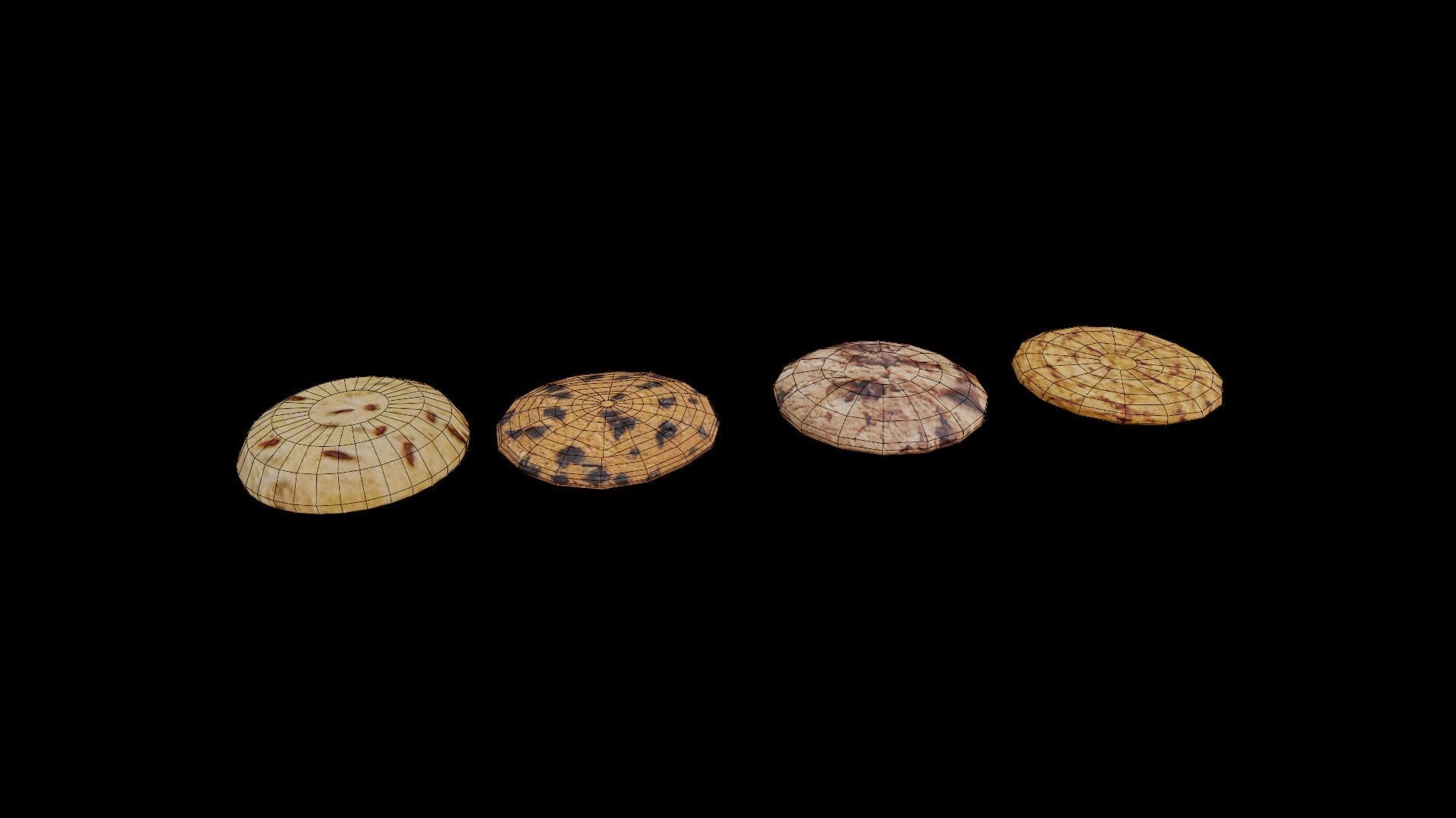 Low poly Cookies free VR / AR / low-poly 3D model | CGTrader