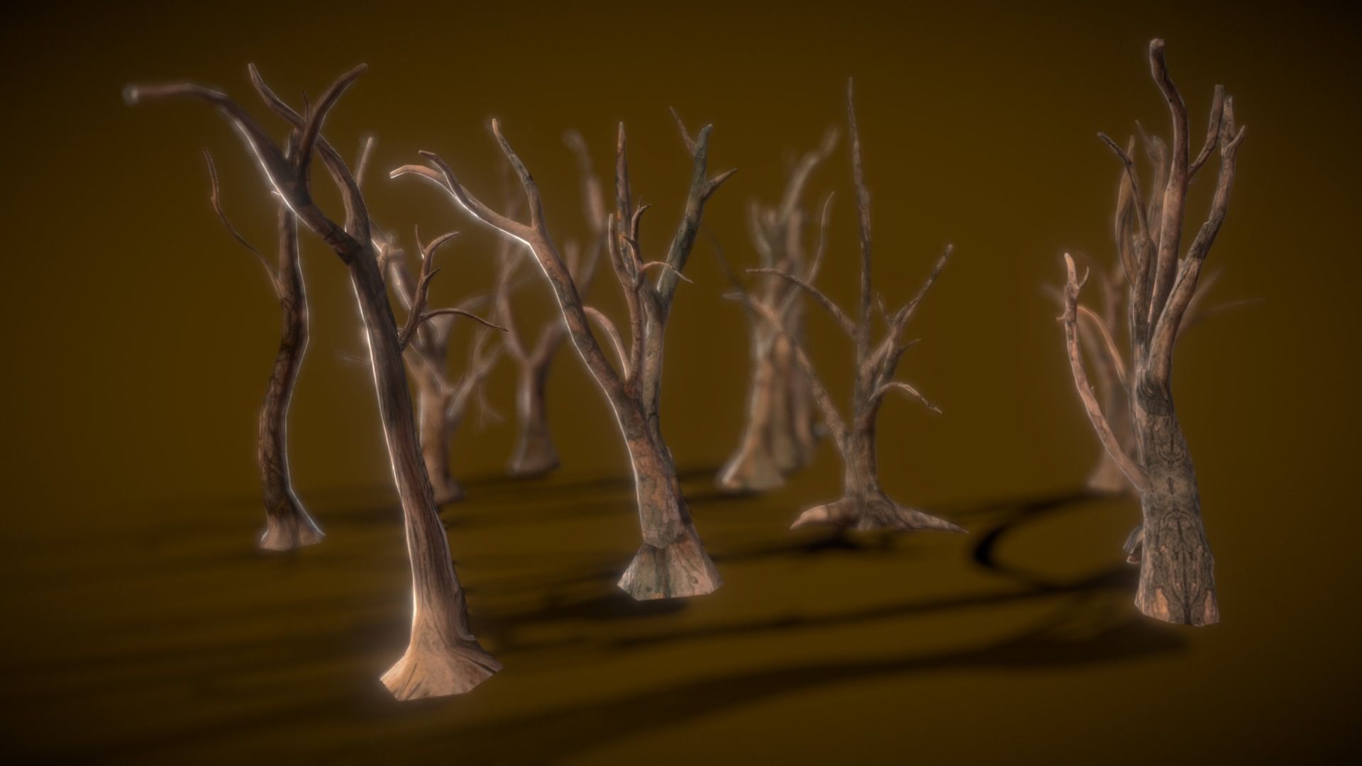 3D model Tree Died VR / AR / low-poly | CGTrader
