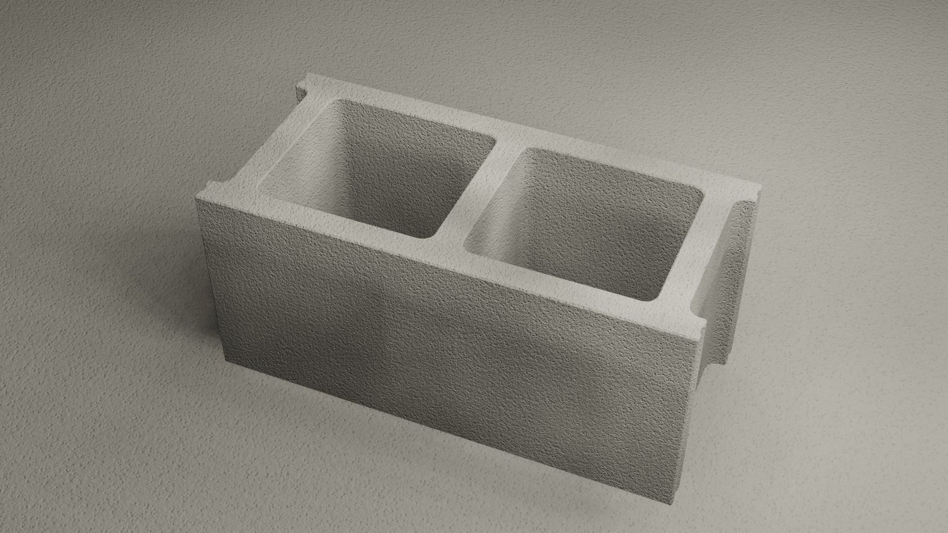 Cinder Block free VR / AR / low-poly 3D model | CGTrader