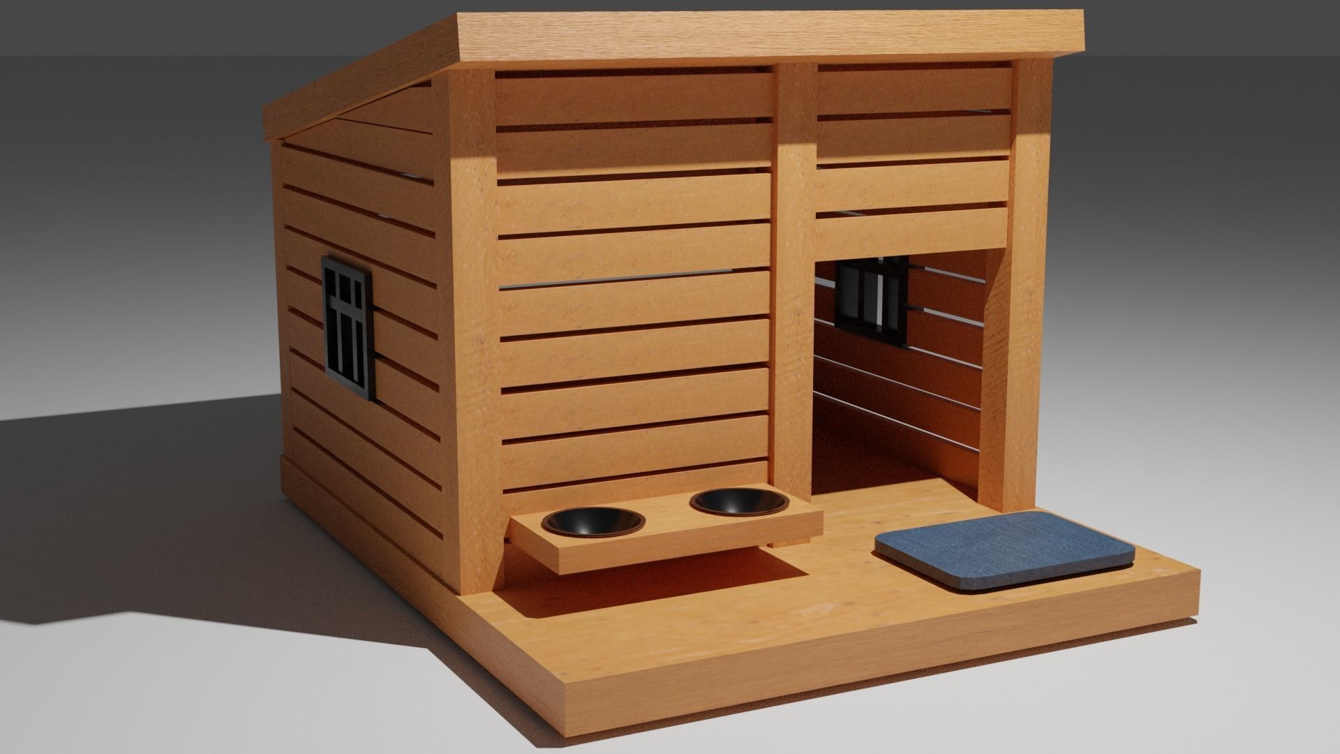 Modern Dog House 3D model | CGTrader