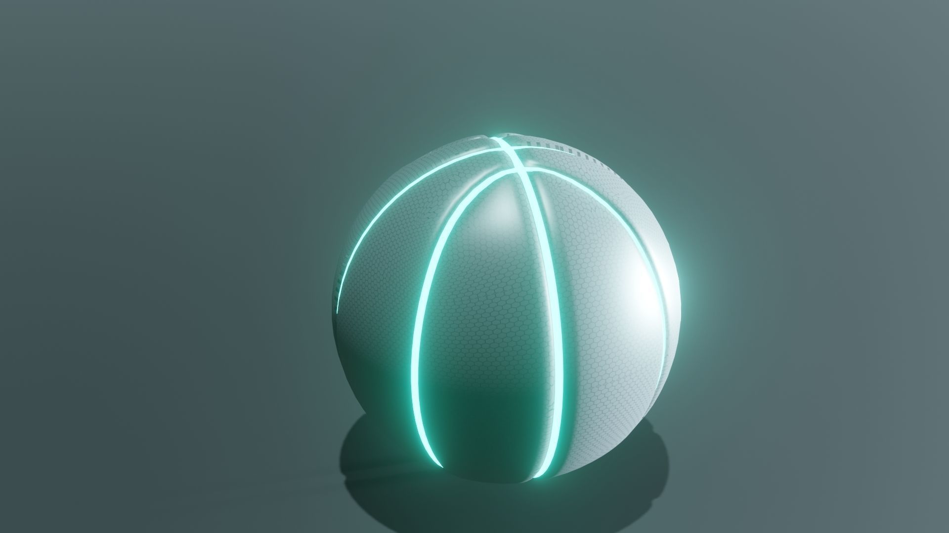 Cyber Basketball 3D model animated | CGTrader