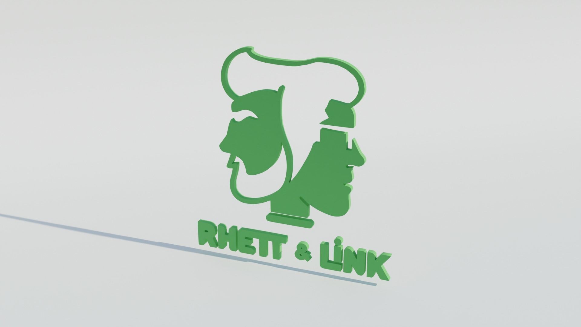 Rhett and Link Logo 3D model | CGTrader