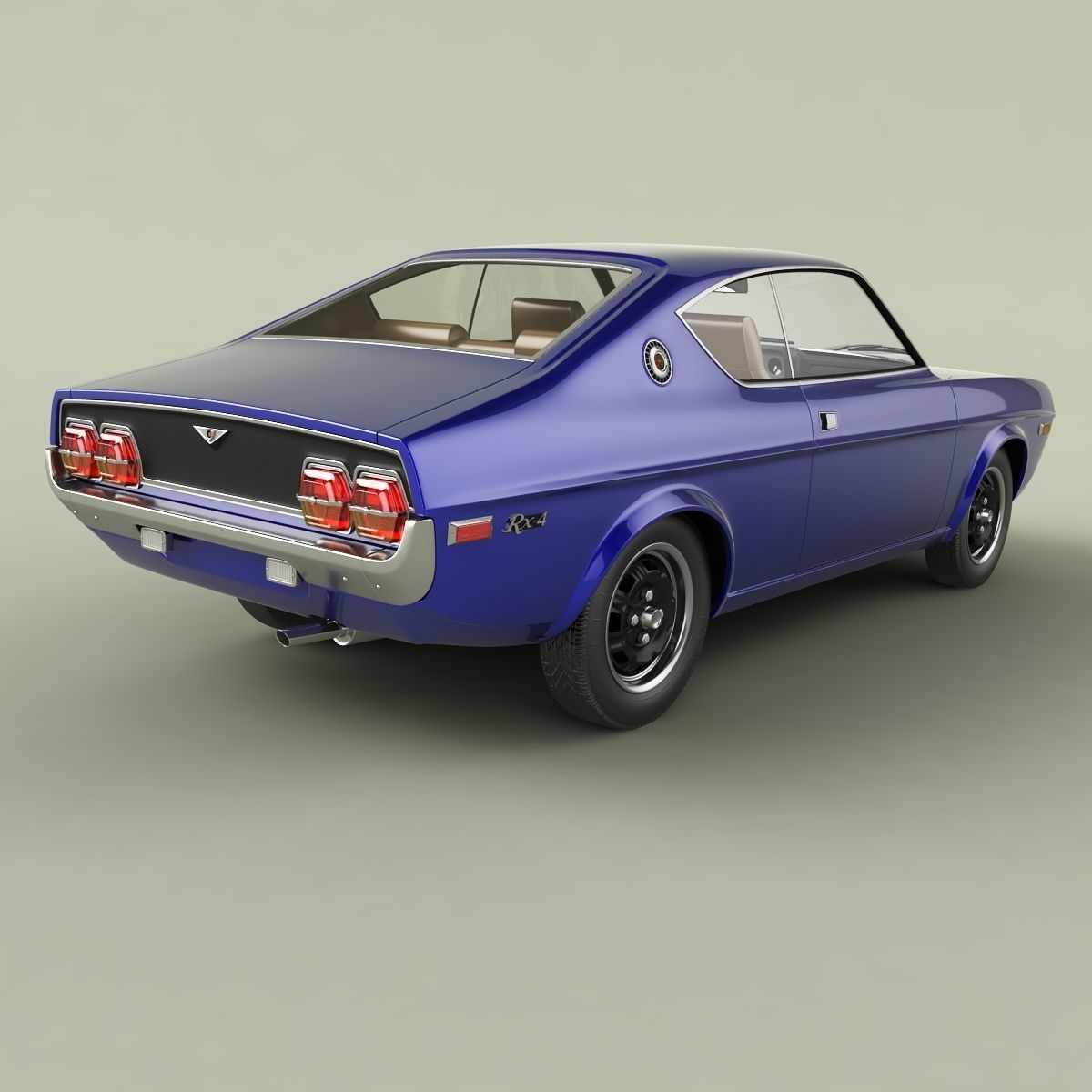 Mazda RX4 Coupe 3D model | CGTrader