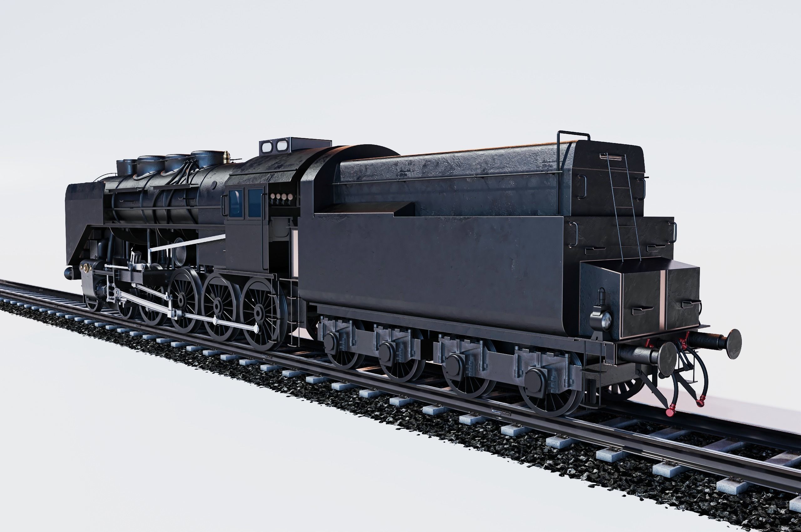 Mav Class 424 with railroad 3D model | CGTrader