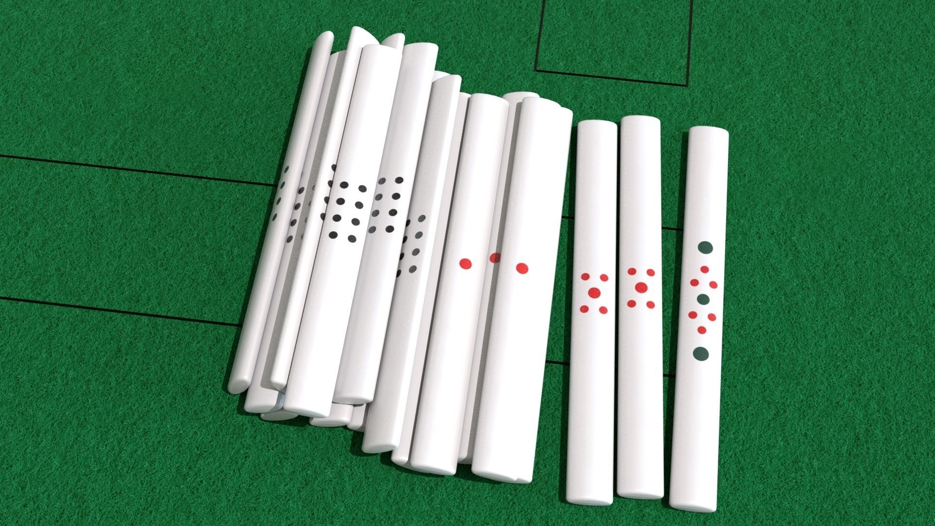 3D model Mahjong Sticks VR / AR / low-poly | CGTrader