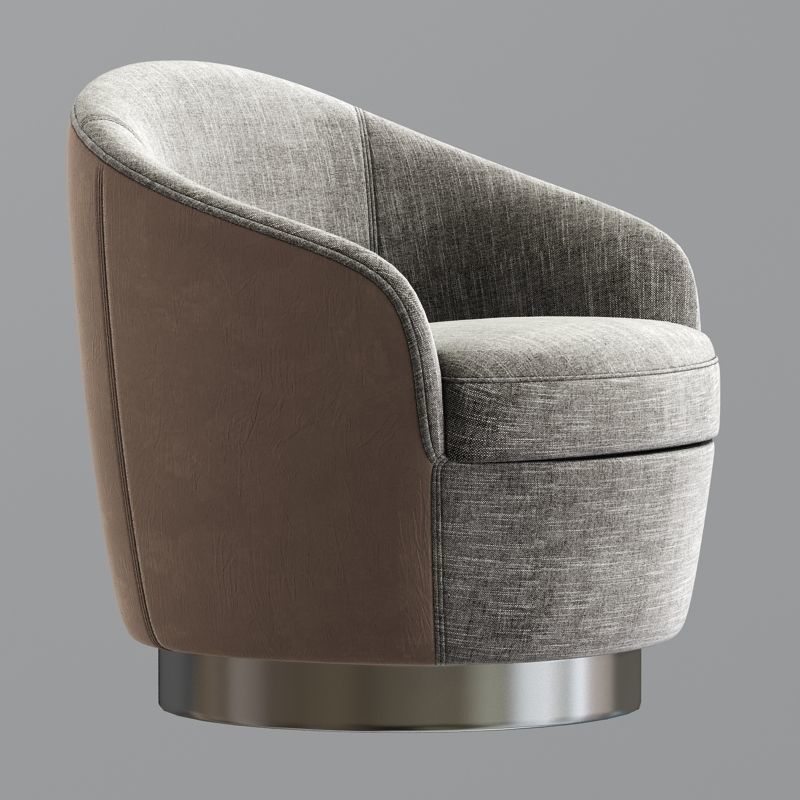 Claudia Petite Swivel Armchair 3D model | CGTrader