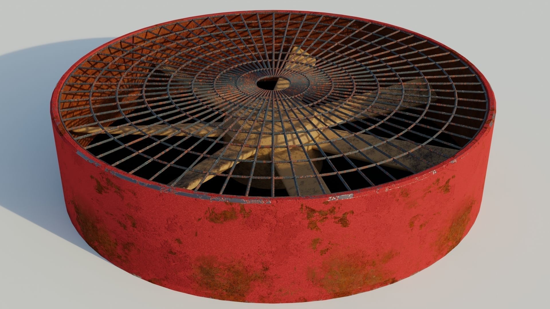 3D model Turbine 3D model two rusty fans VR / AR / low-poly | CGTrader