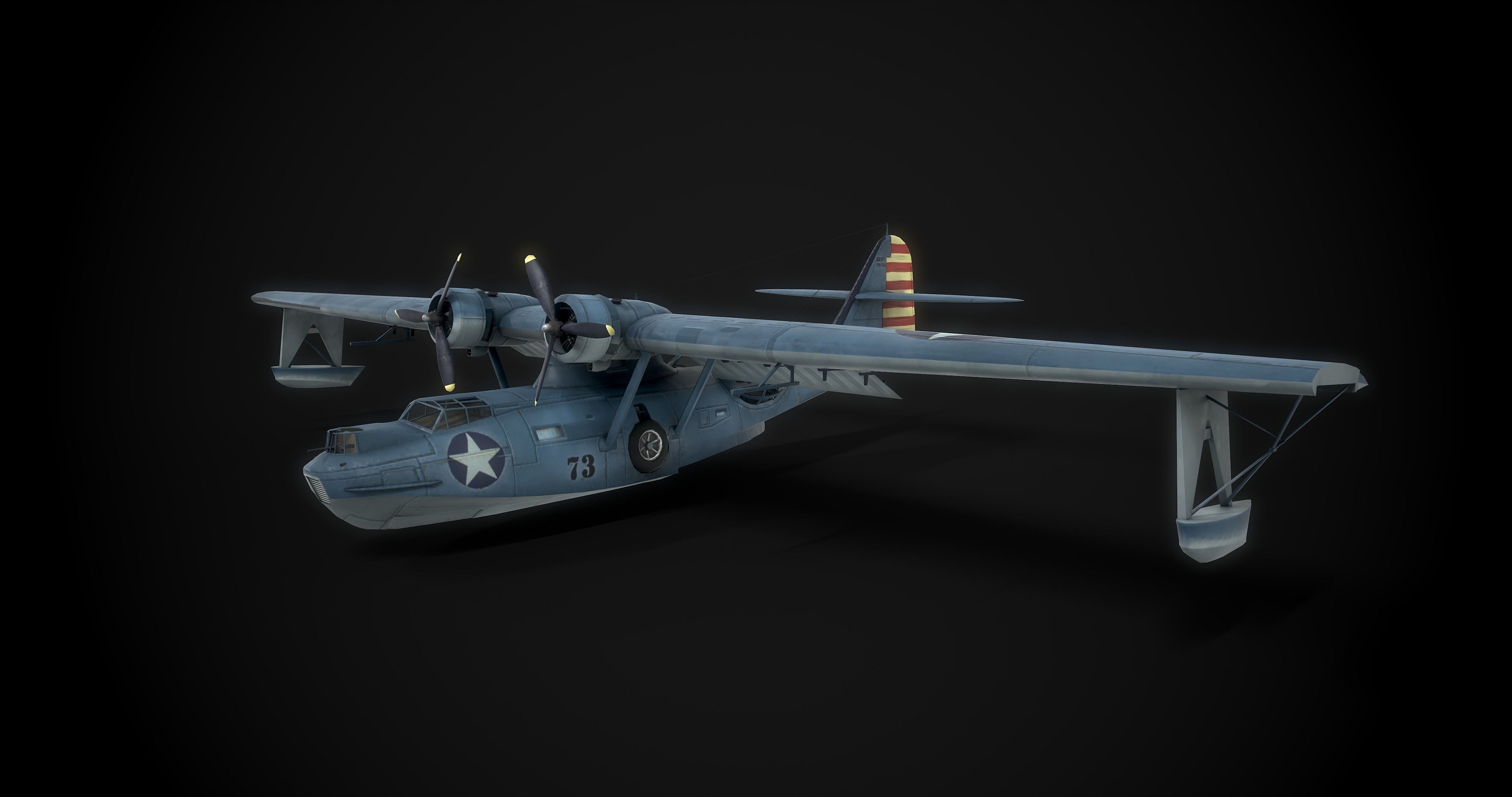 WW2 Consolidated PBY 5 Catalina 3D model | CGTrader